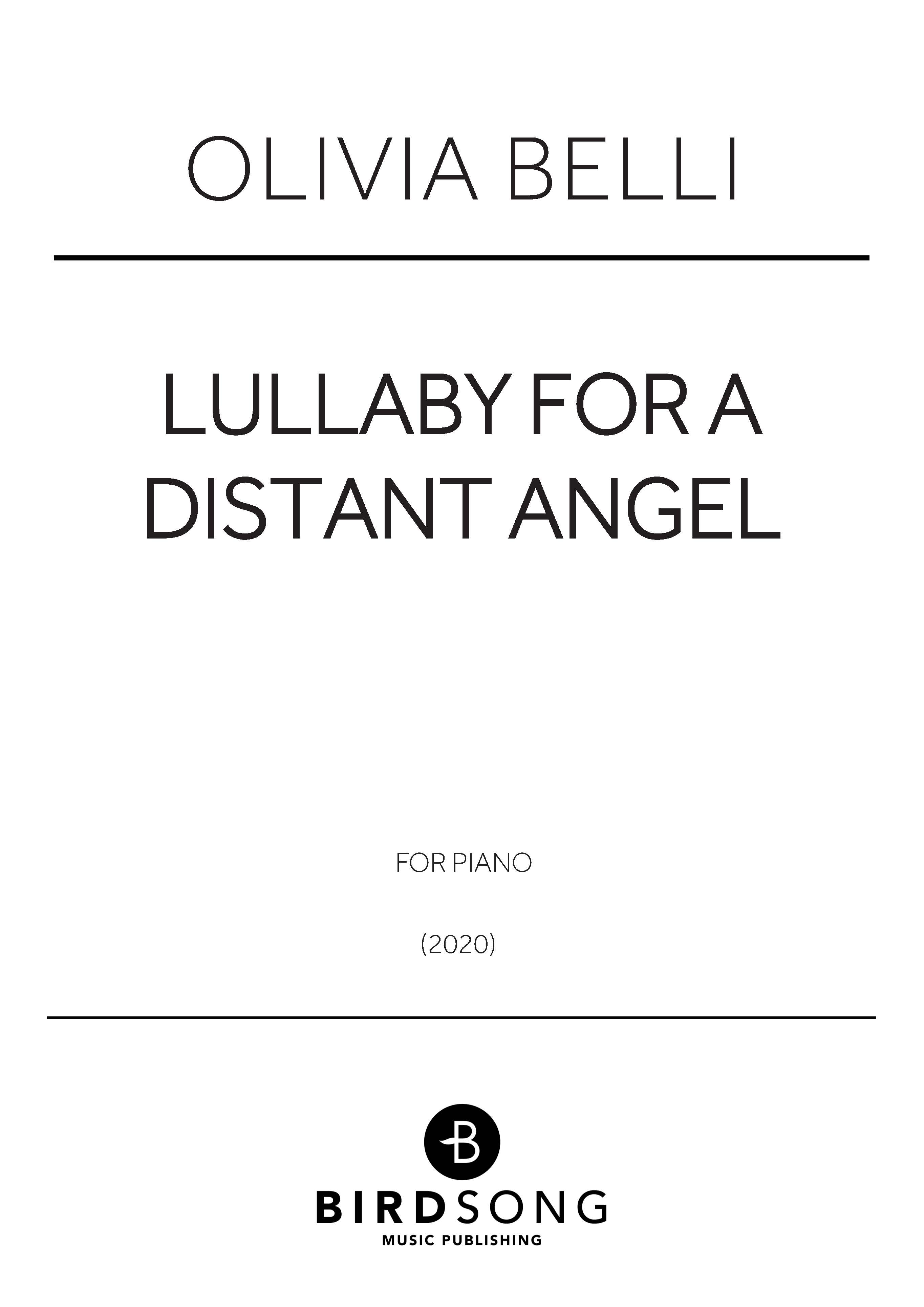 Lullaby for a Distant Angel (Piano Solo) | Faber Music