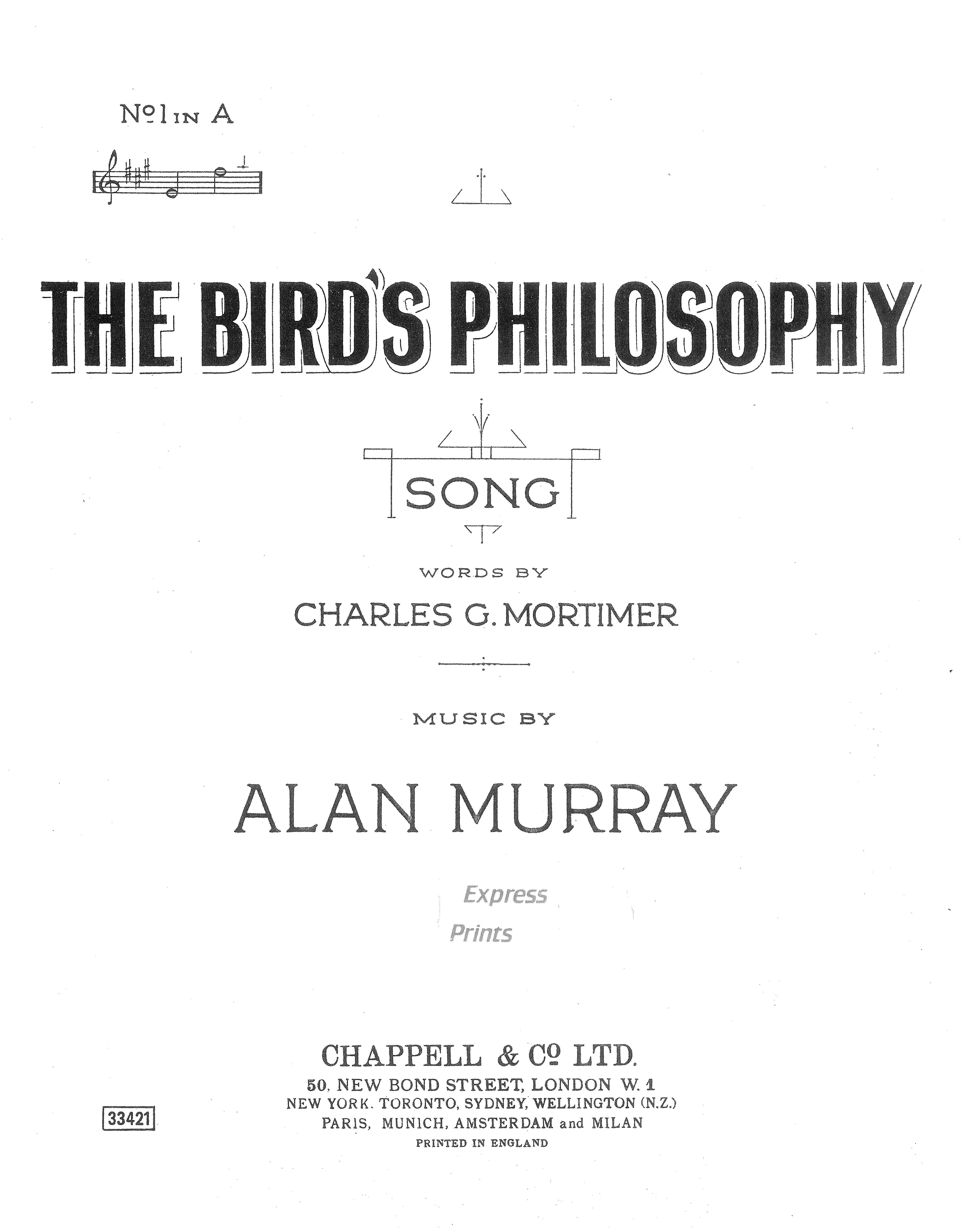 The Bird's Philosophy