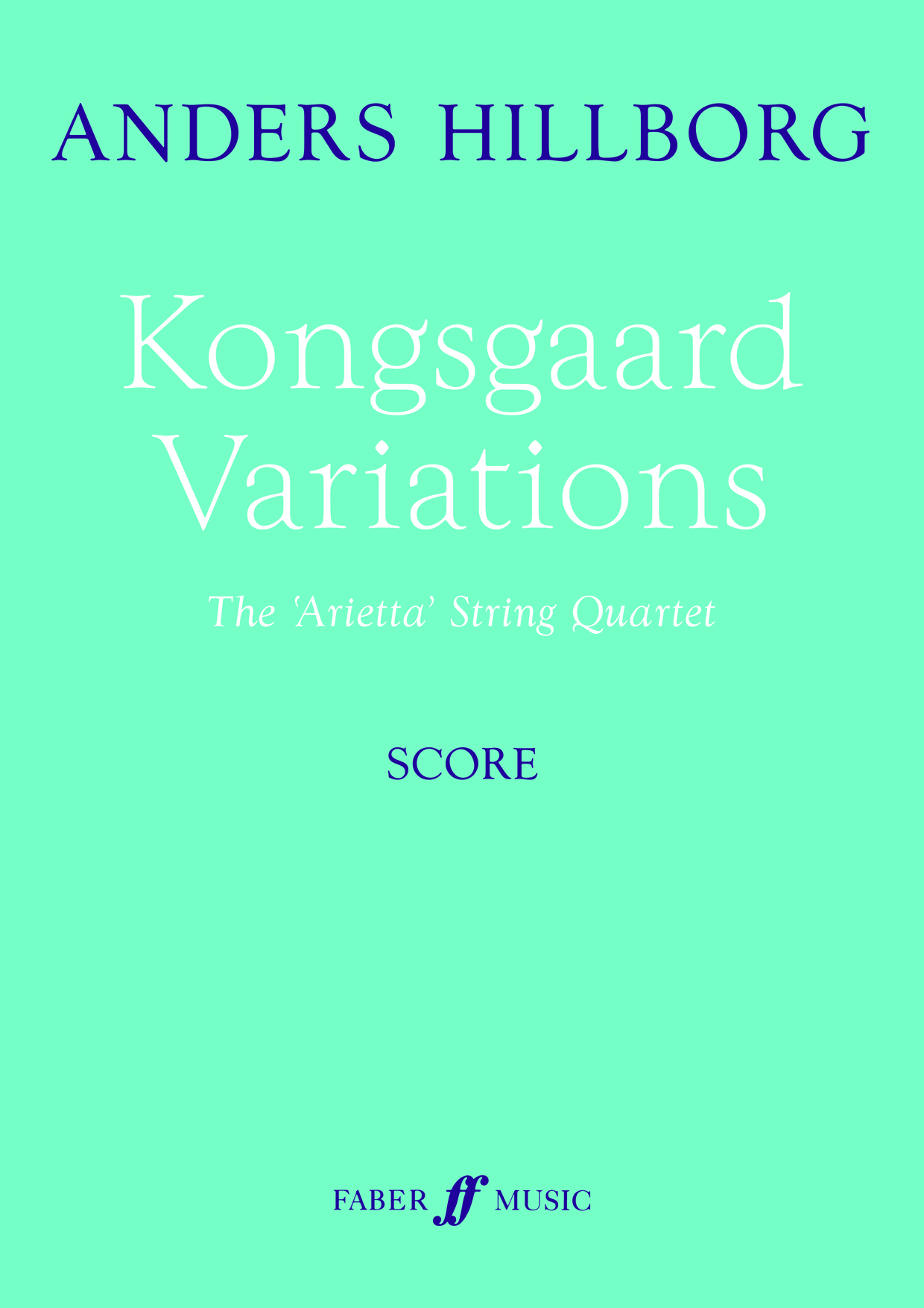 Anders Hillborg: Kongsgaard Variations (Full Score) Digital Sheet Music Download | Faber Music