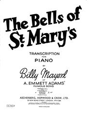 Billy Mayerl - The Bells Of St Mary's (Piano Solo Transcription ...