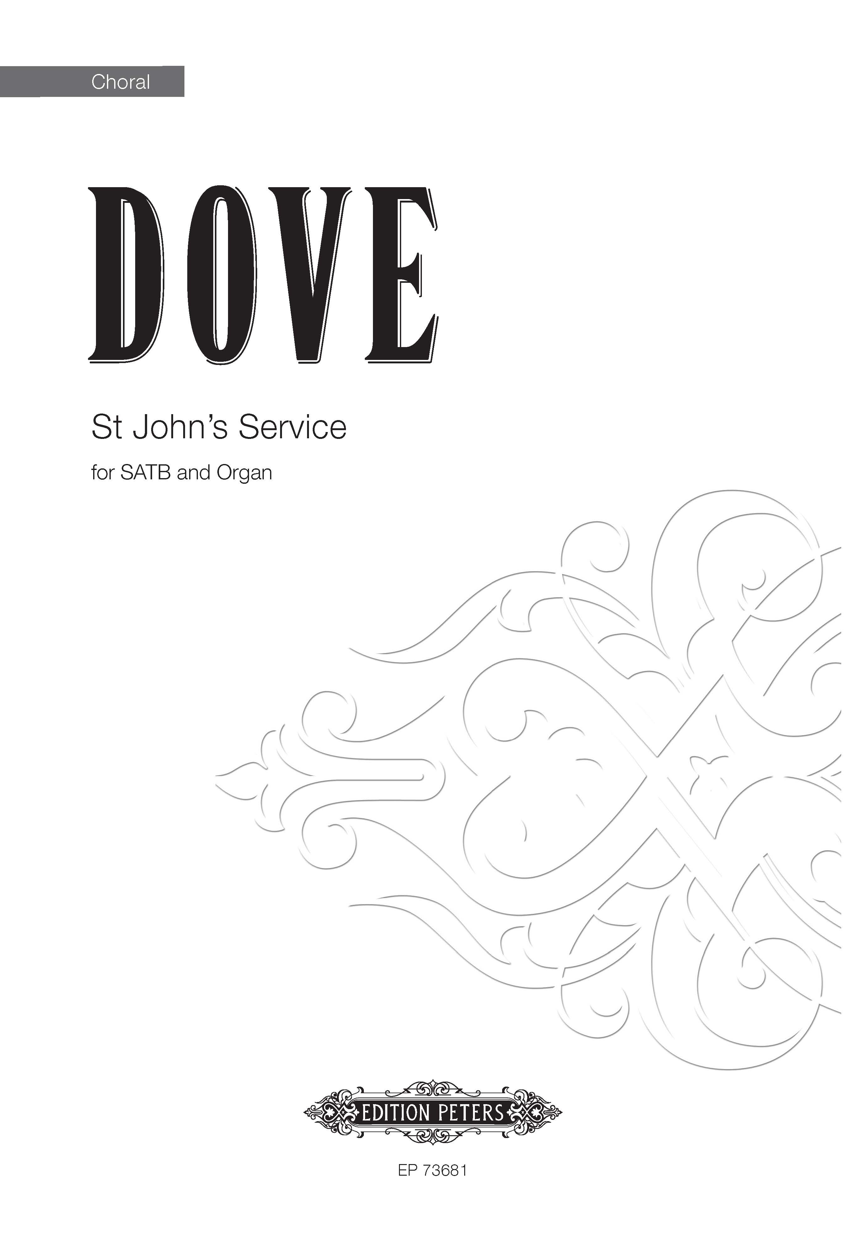 Jonathan Dove: St John's Service (Mixed Choir/Organ) Digital Sheet ...