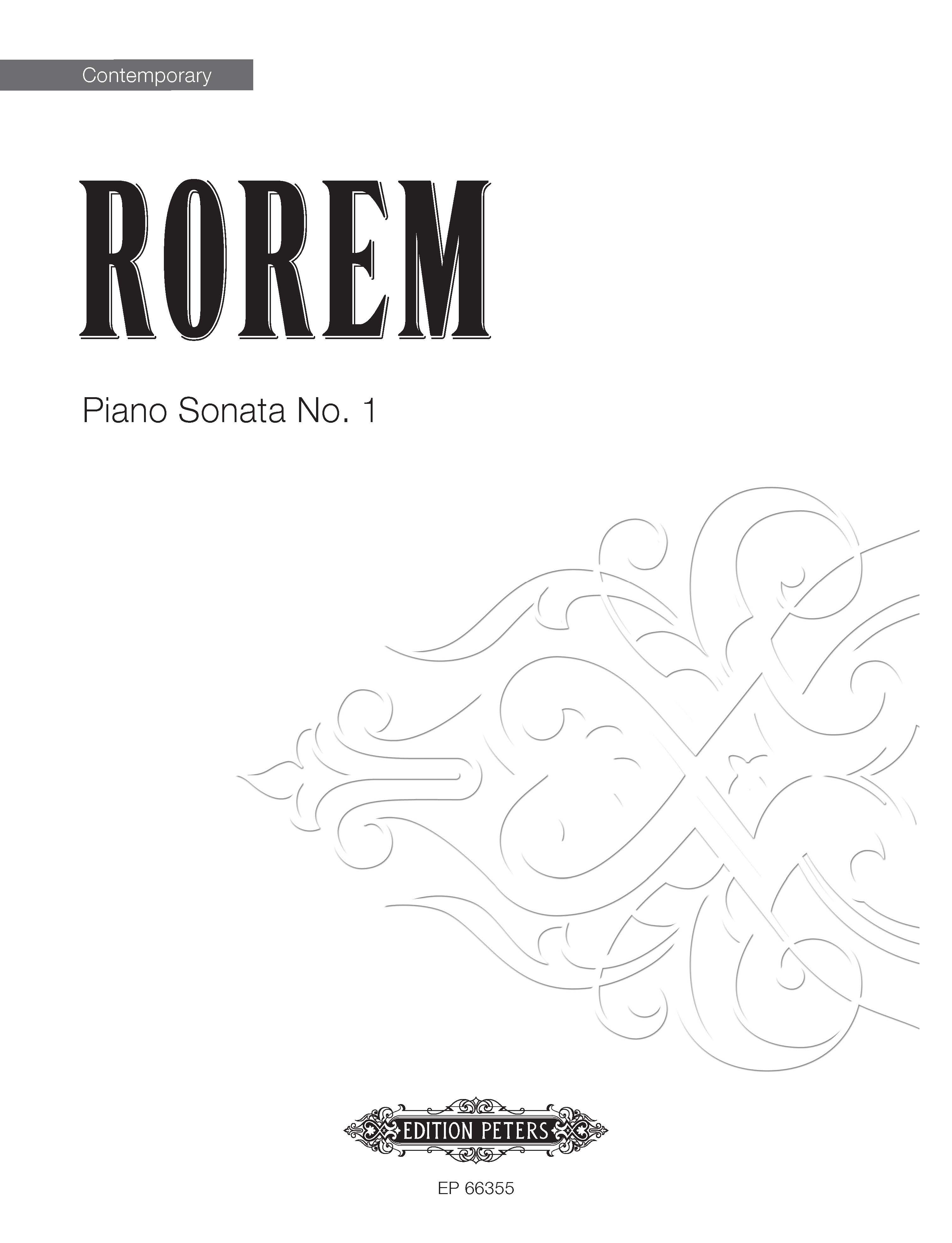 Ned Rorem: Sonata I (Piano Solo) Digital Sheet Music Download | Faber Music