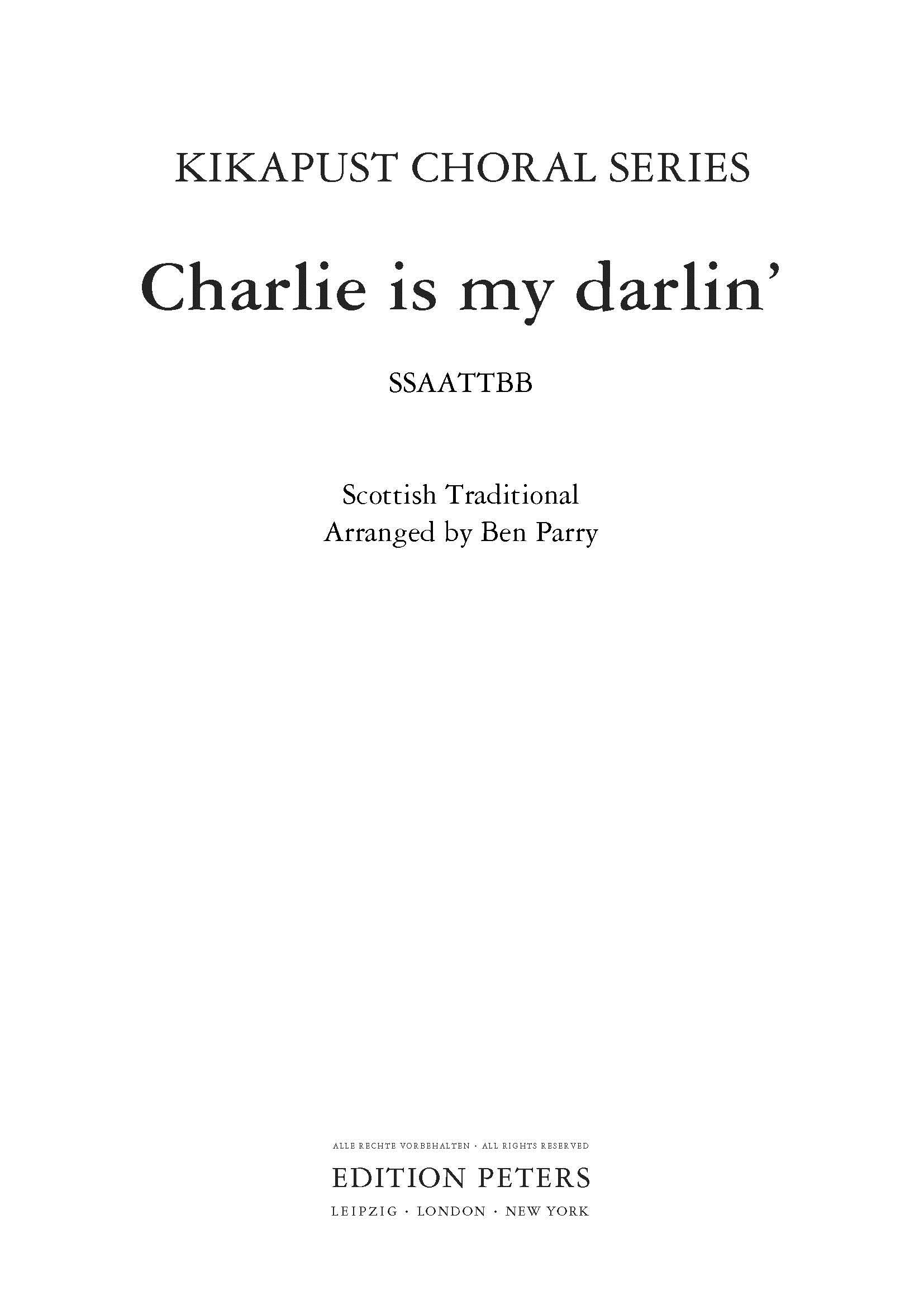 Charlie Is My Darlin'
