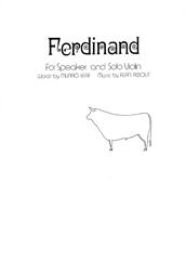Alan Ridout: Ferdinand (Speaker and Solo Violin) Digital Sheet Music ...