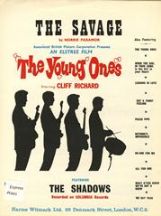 The Shadows - The Savage (Piano/Guitar Chords) Digital Sheet Music ...