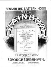 George Gershwin & Clifford Grey - Beneath The Eastern Moon (Piano/Vocal ...