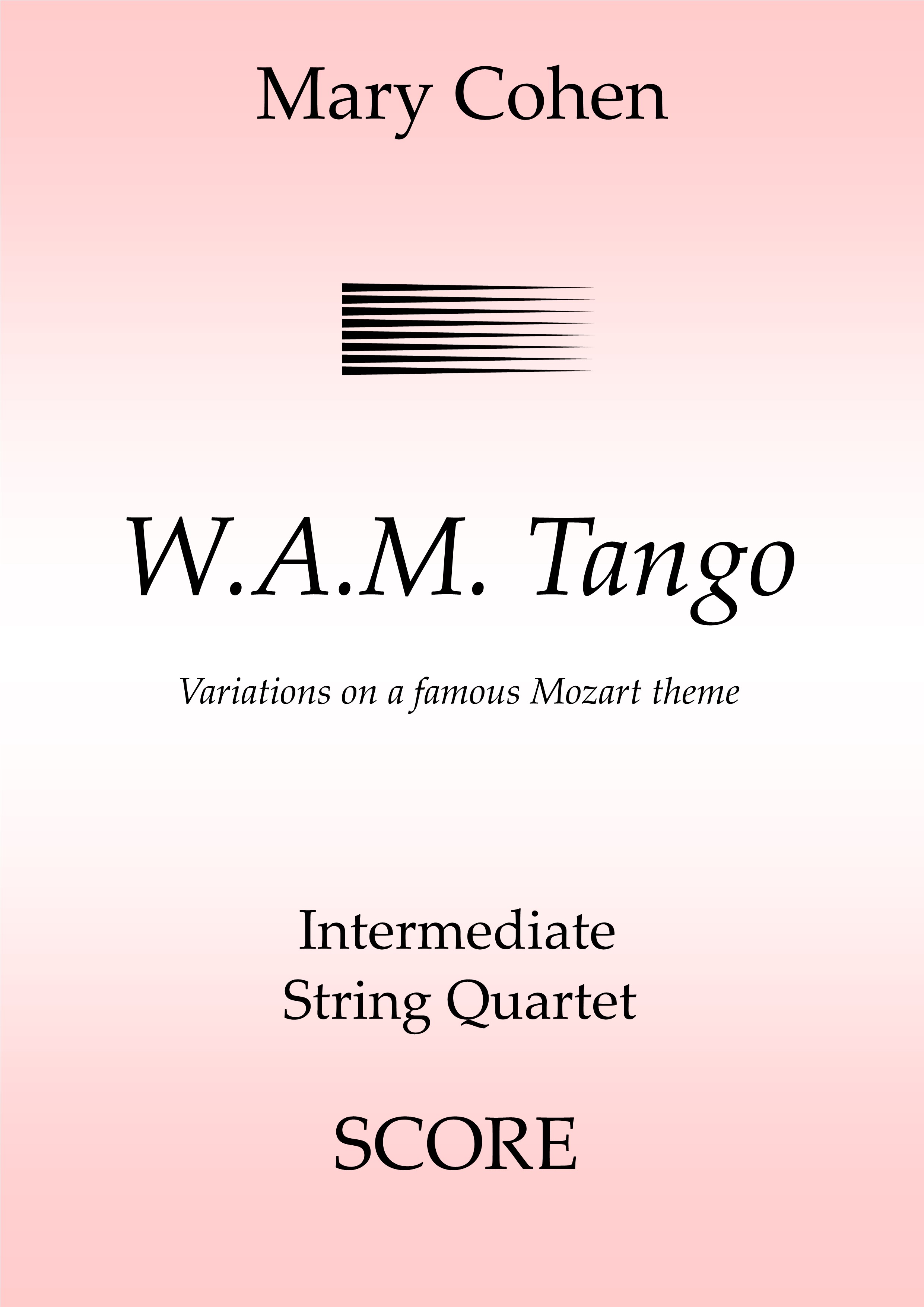 Mary Cohen : W.A.M Tango - String Quartet - Faber Digital :: All ...
