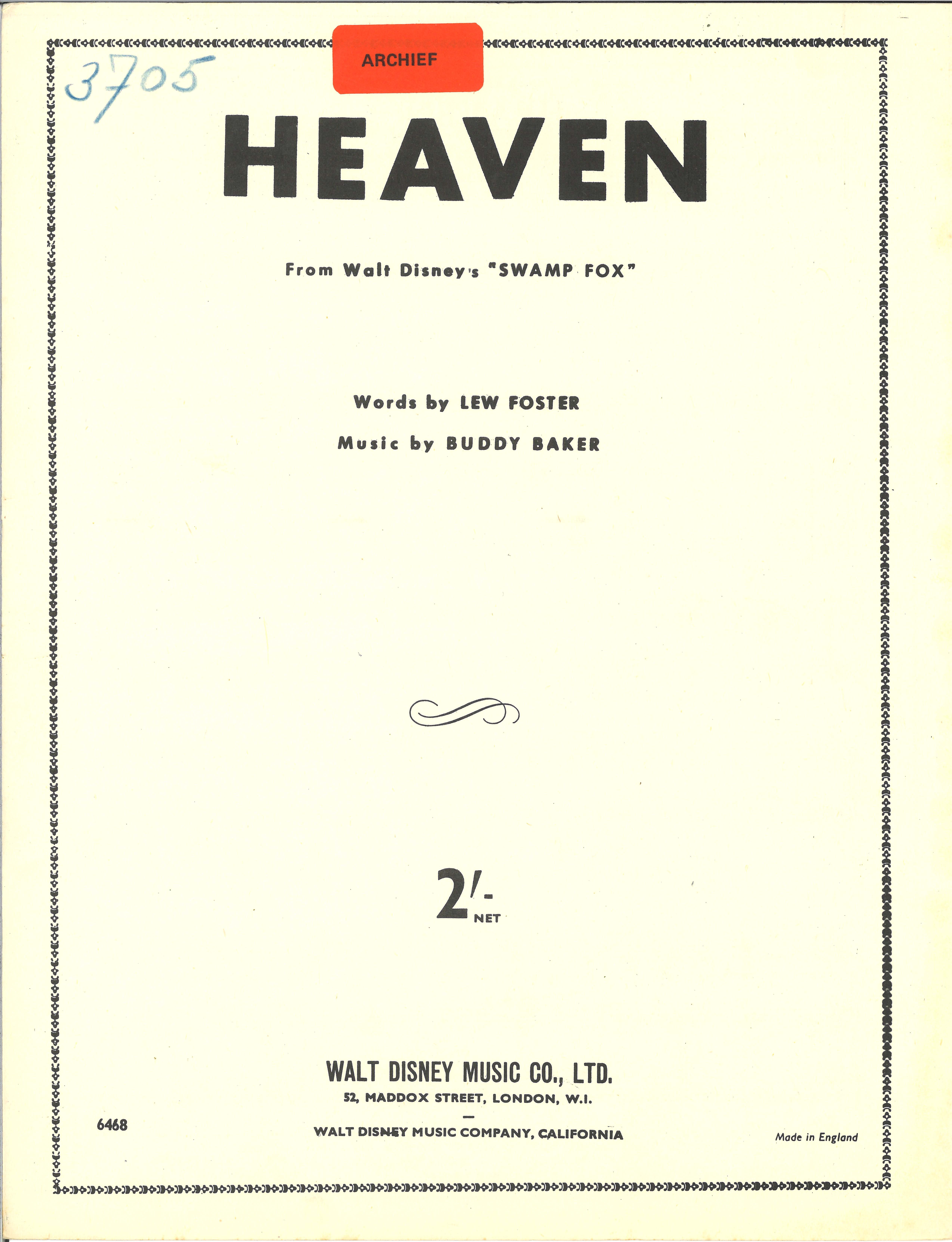 Heaven (from 'Swamp Fox')