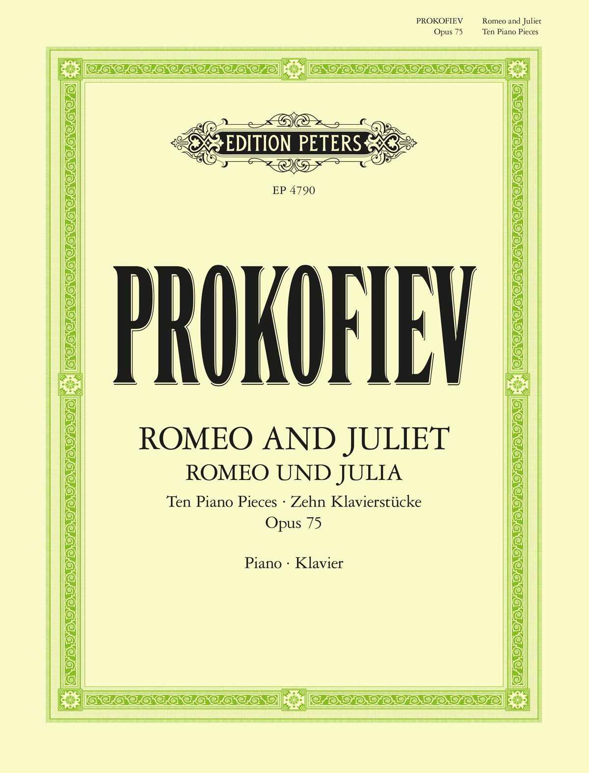 Sergei Prokofiev: Mercutio (from 'Romeo and Juliet Op.75') (Piano Solo) Digital Sheet Music ...