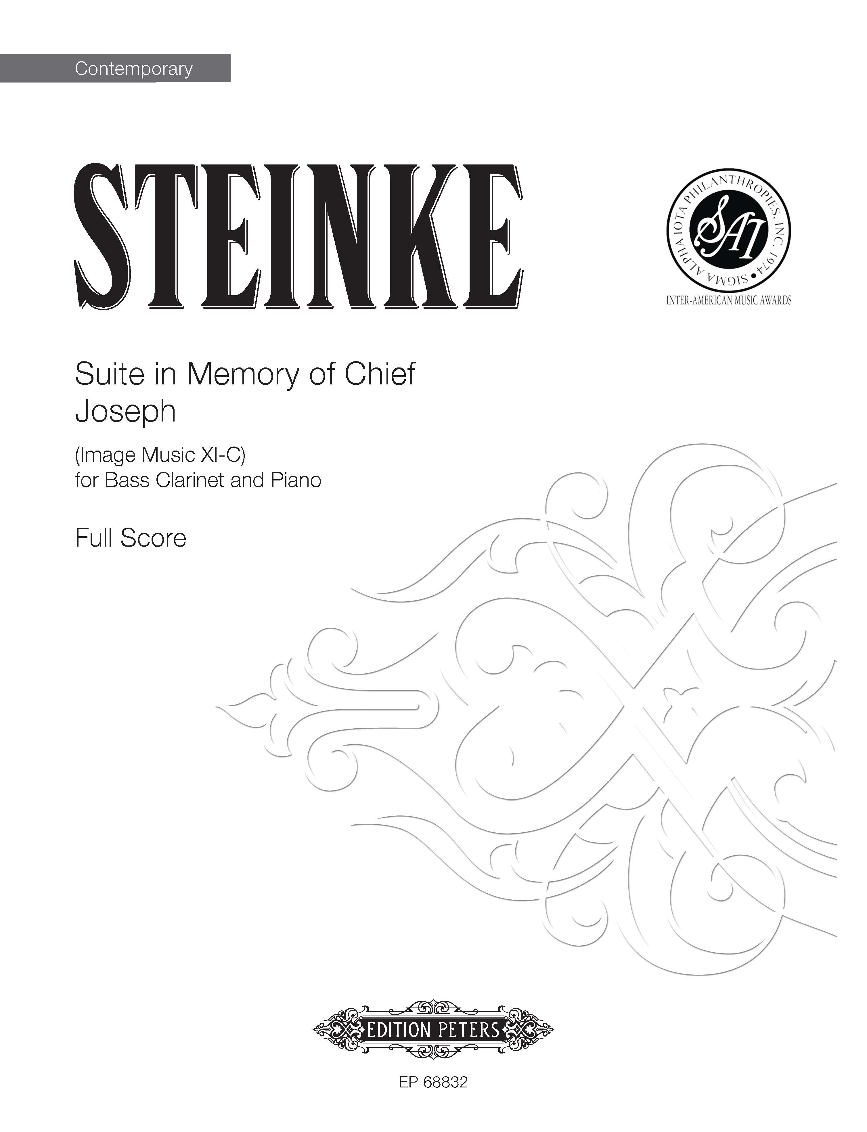 Greg A Steinke: Suite In Memory Of Chief Joseph (Bass Clarinet/Piano ...