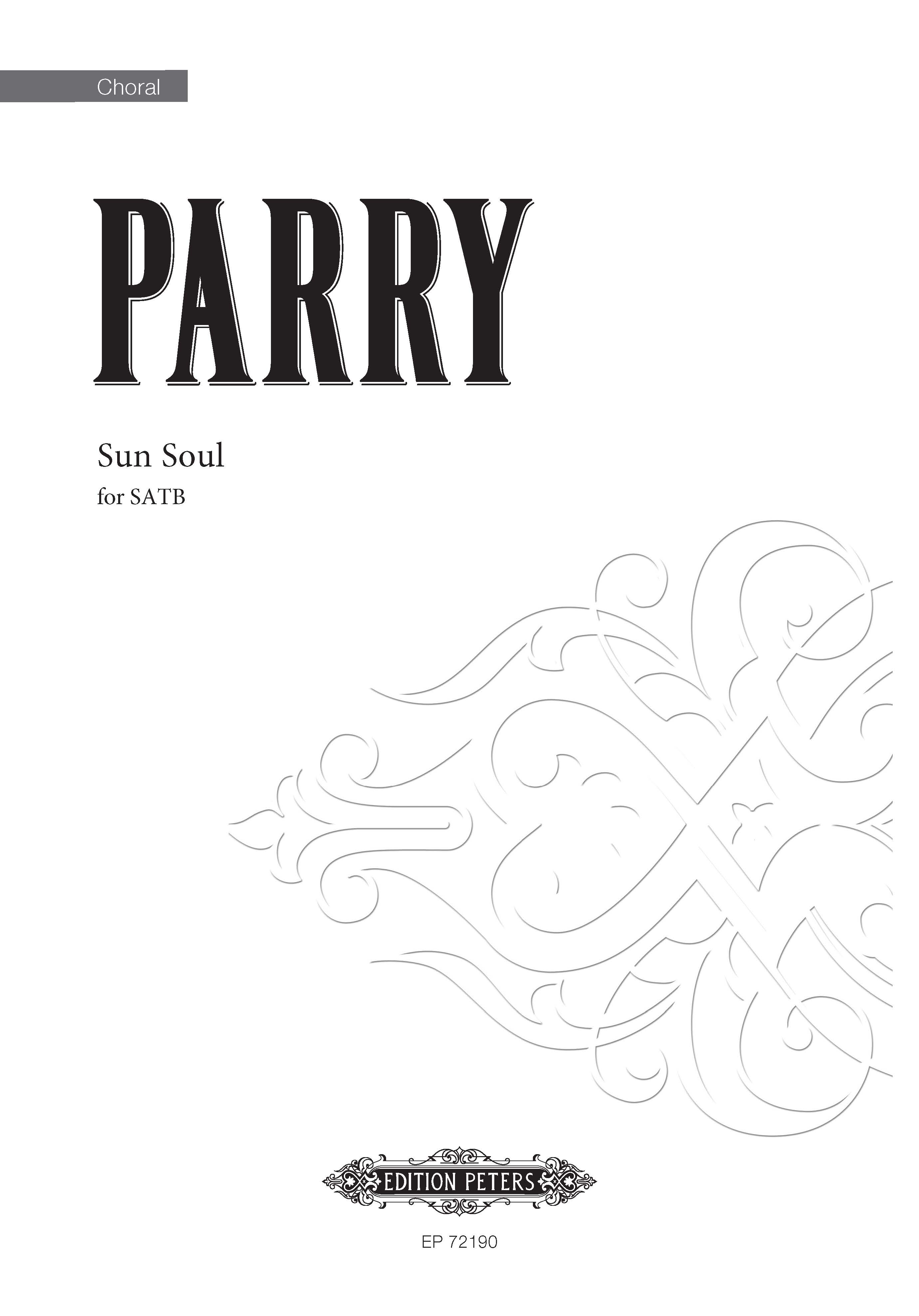 Ben Parry: Sun Soul (SATB) Digital Sheet Music Download | Faber Music